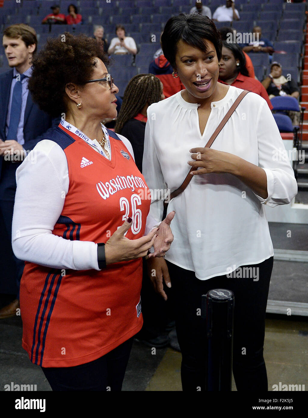 Washington, DC, USA. 20th Sep, 2015. 20150920 - Washington Mystics ...