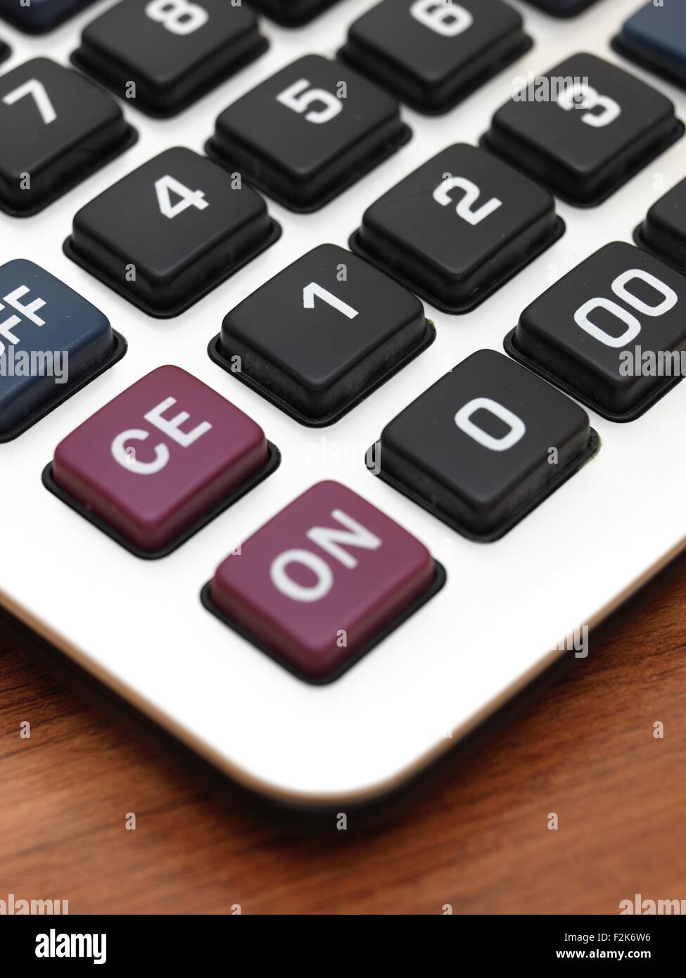 A close up shot of an oversized calculator Stock Photo - Alamy