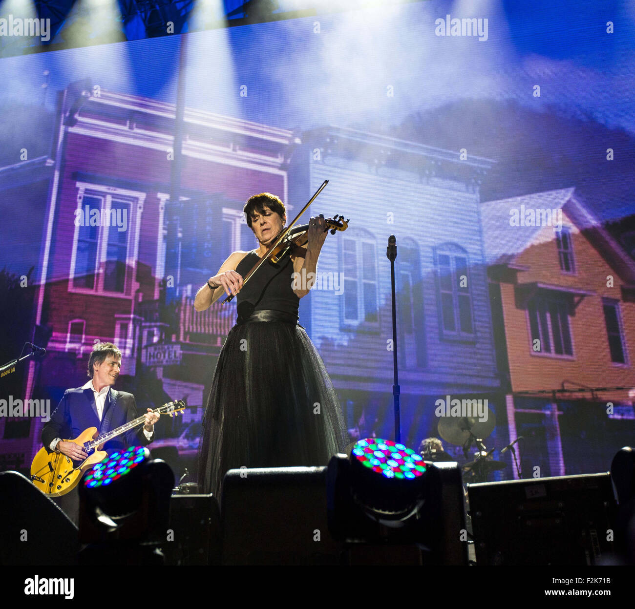 Chicago, Illinois, USA. 19th Sep, 2015. LISA GERMANO Performs with JOHN ...