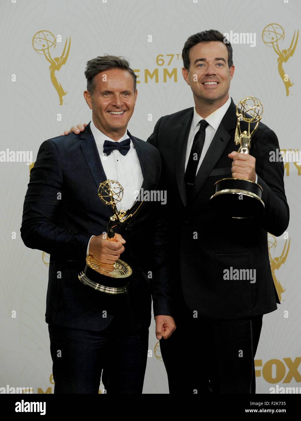 Los Angeles, CA, USA. 20th Sep, 2015. Mark Burnett, Carson Daly ...