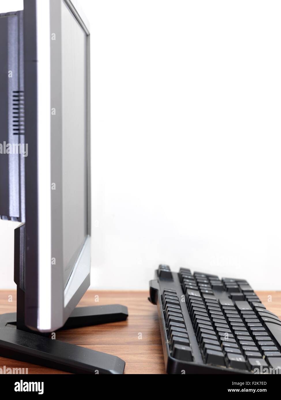 An image of a computer on a desktop Stock Photo - Alamy