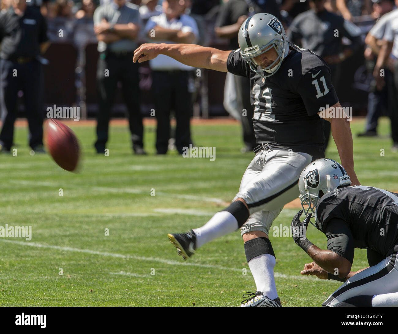 Oakland raiders kicker sebastian janikowski hi-res stock photography ...