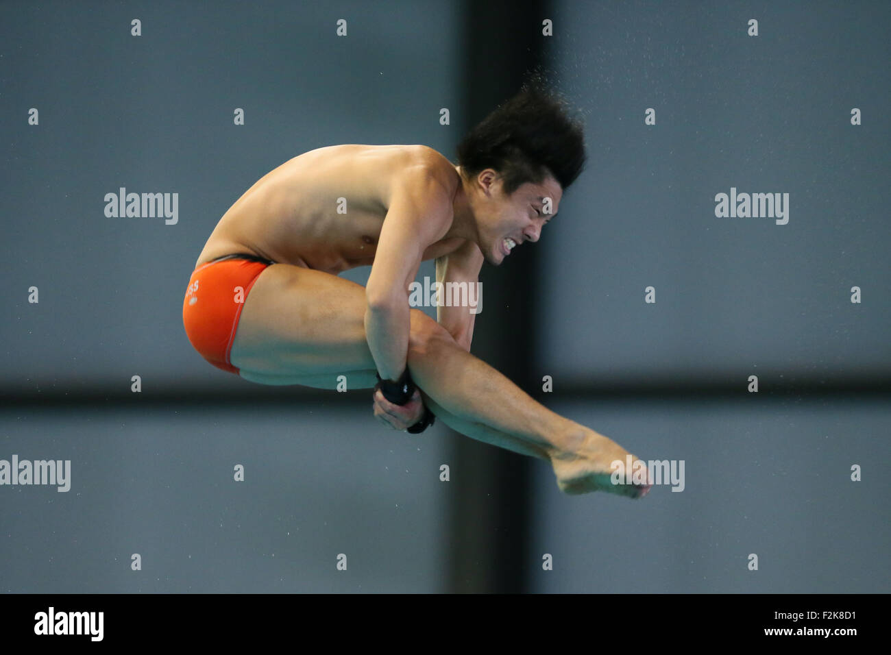 Tatsumi International Swimming Center, Tokyo, Japan. 20th Sep, 2015. Yu ...