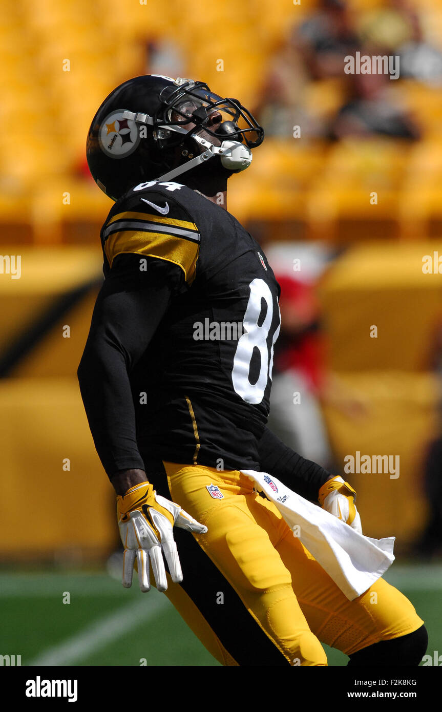 September 20th, 2015: Antonio Brown #84 during the San Francisco 49ers ...