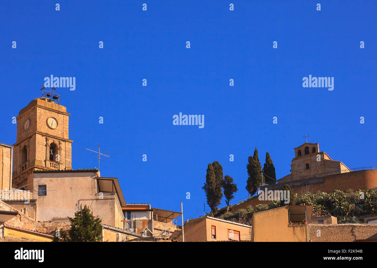 View of the Santa Croce church in Leonforte, Sicily Stock Photo - Alamy