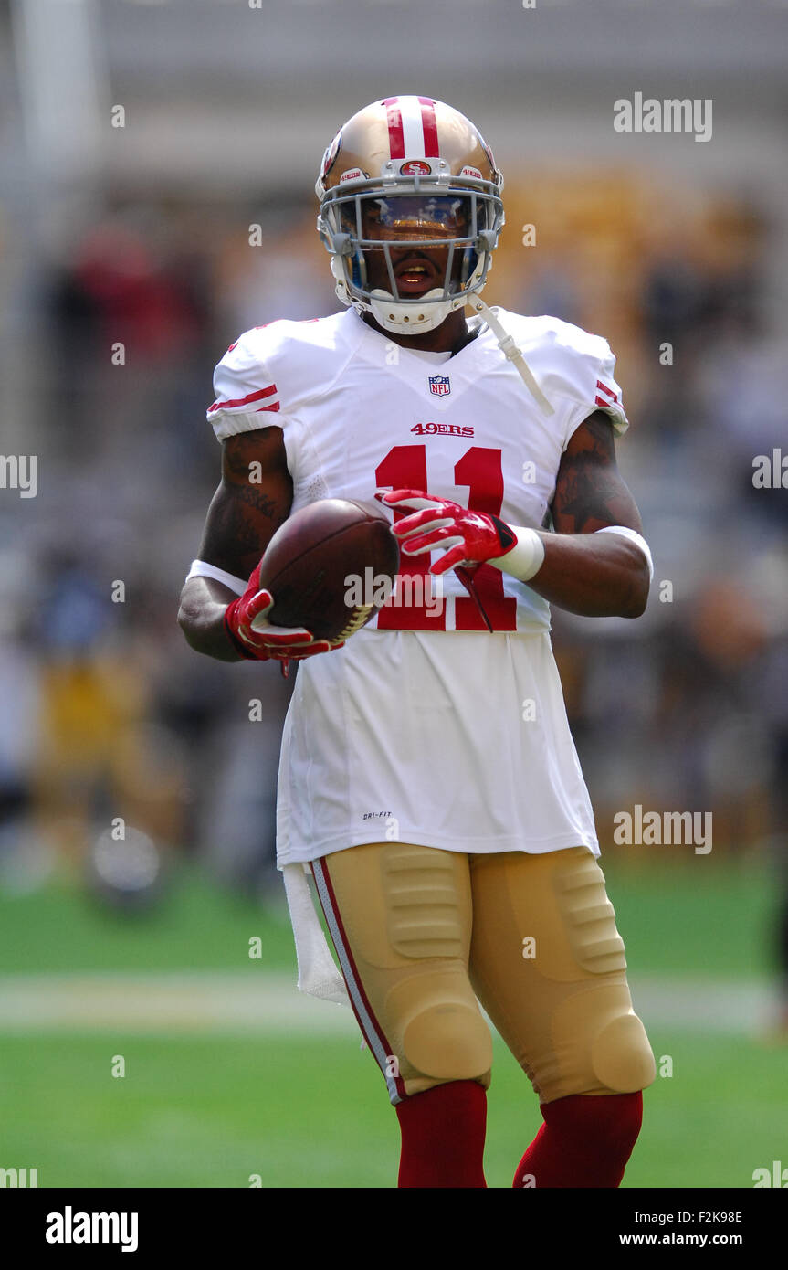September 20th, 2015: Quinton Patton #11 during the San Francisco 49ers ...