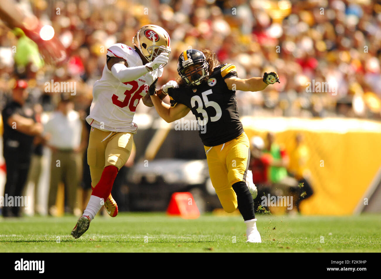 September 20th, 2015: Ross Ventrone #35 during the San Francisco 49ers ...