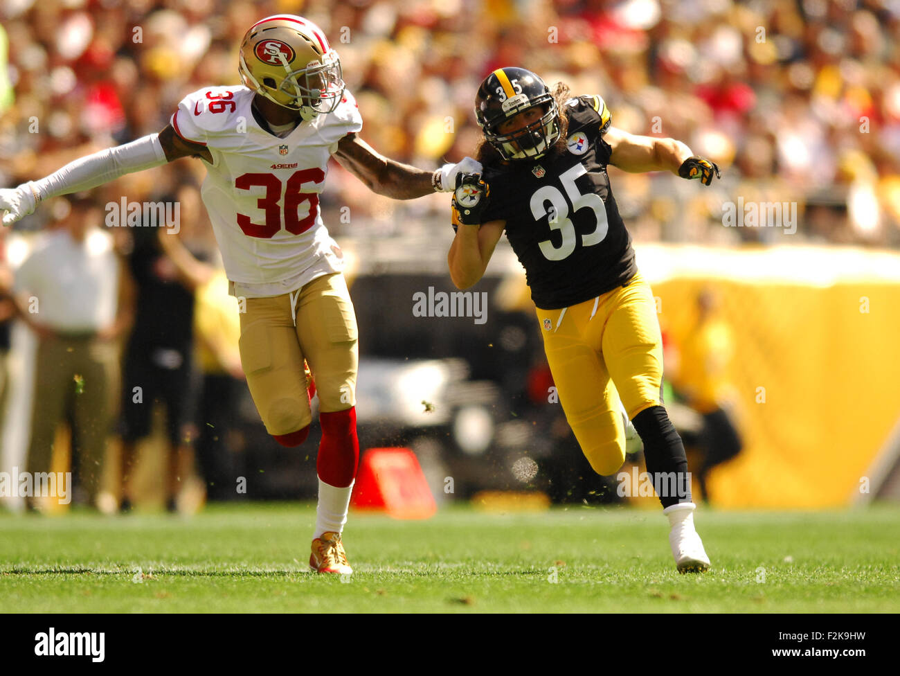 September 20th, 2015: Ross Ventrone #35 during the San Francisco 49ers ...
