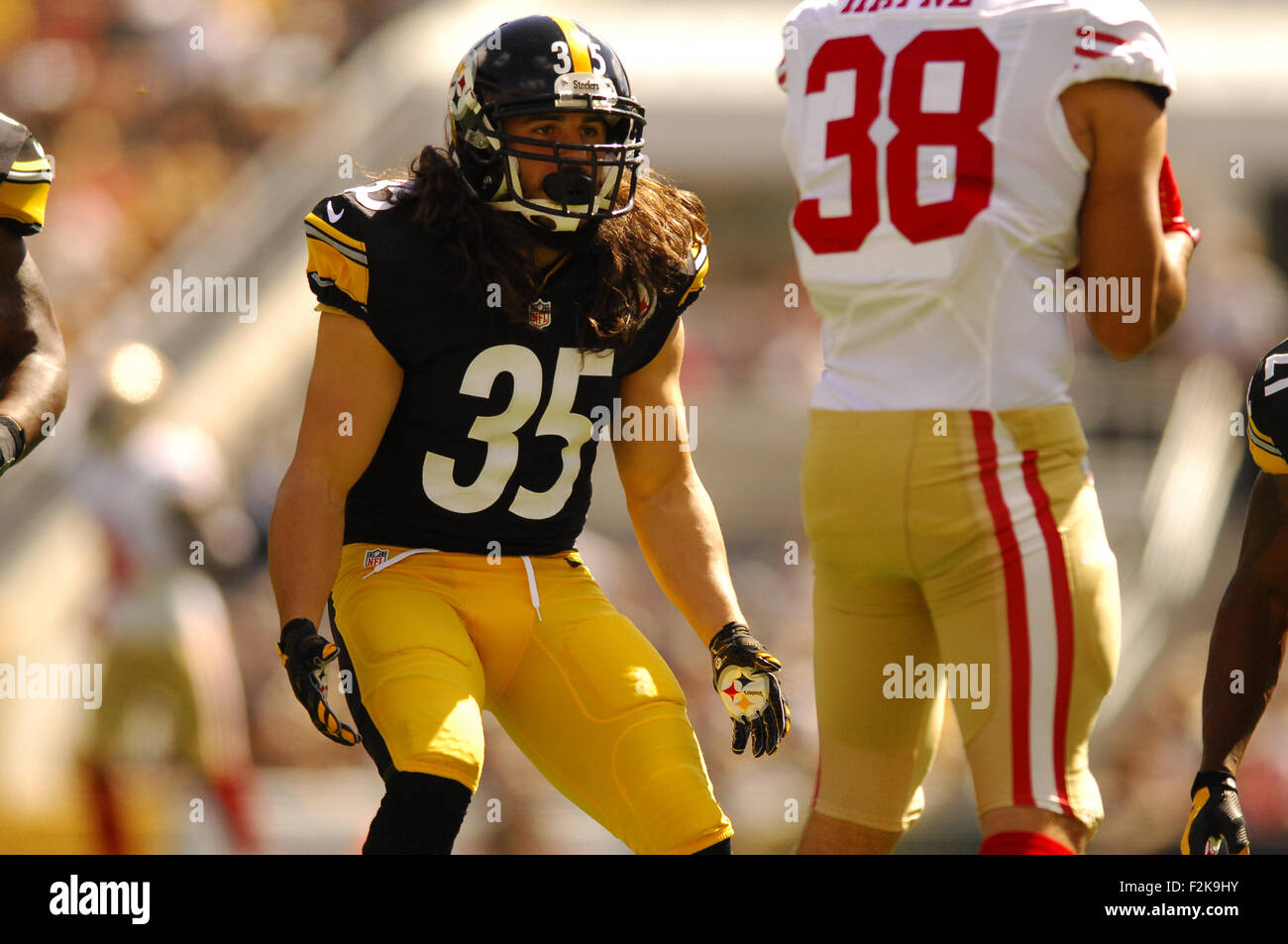 September 20th, 2015: Ross Ventrone #35 during the San Francisco 49ers ...