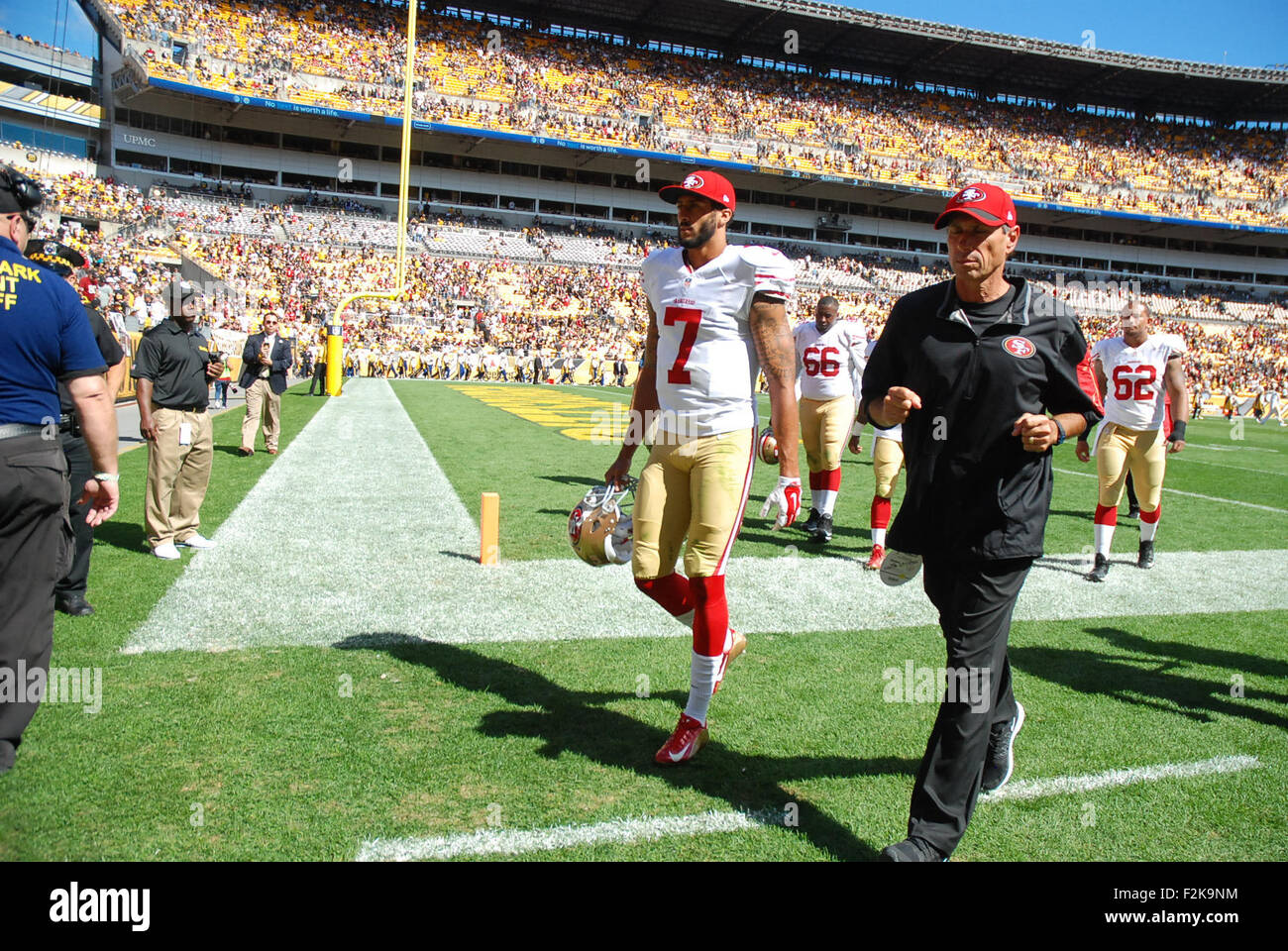 September 20th, 2015: Colin Kaepernick #7 during the San Francisco ...