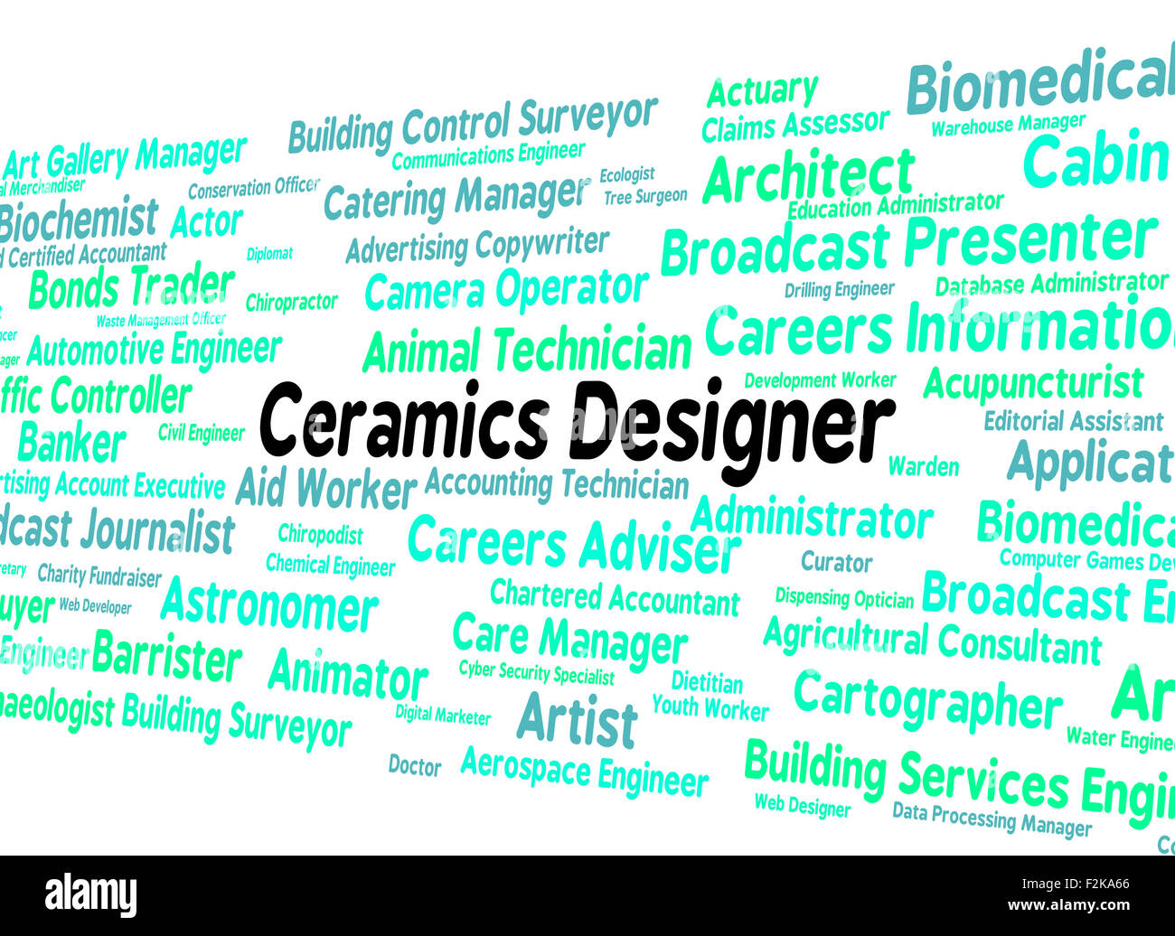 Ceramics Designer Representing Pottery Occupation And Career Stock ...