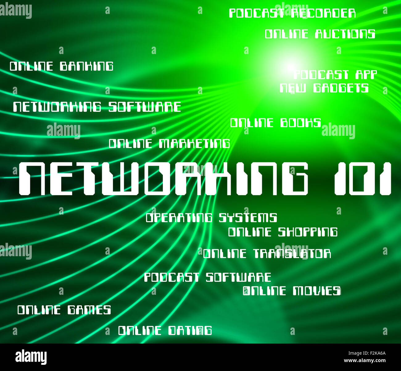 Word Networking Showing Global Communications And Text Stock Photo - Alamy