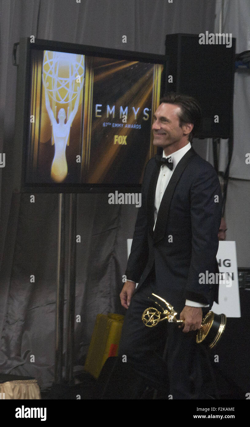 Los Angeles, California, USA. 20th September, 2015. Actor Jon Hamm ...