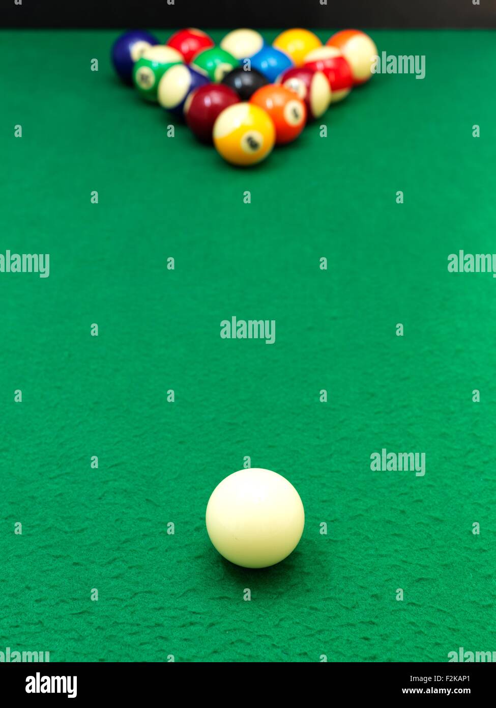 A close up shot billiard balls Stock Photo - Alamy