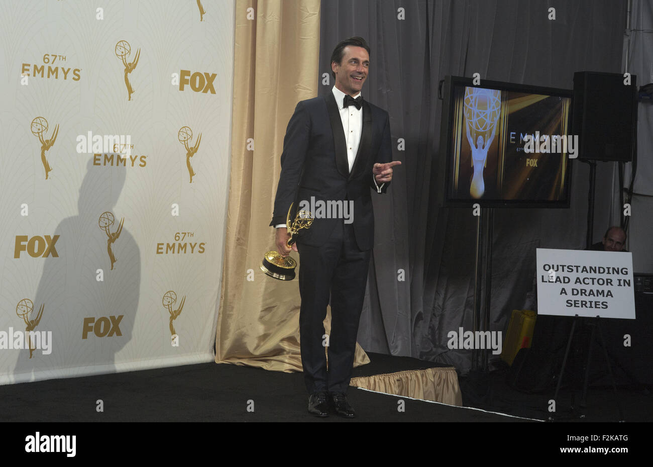 Los Angeles, California, USA. 20th September, 2015. Actor Jon Hamm ...