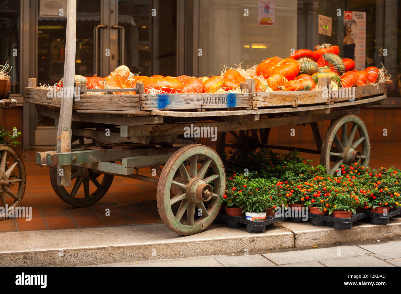 Cart of pumpkins hi-res stock photography and images - Alamy