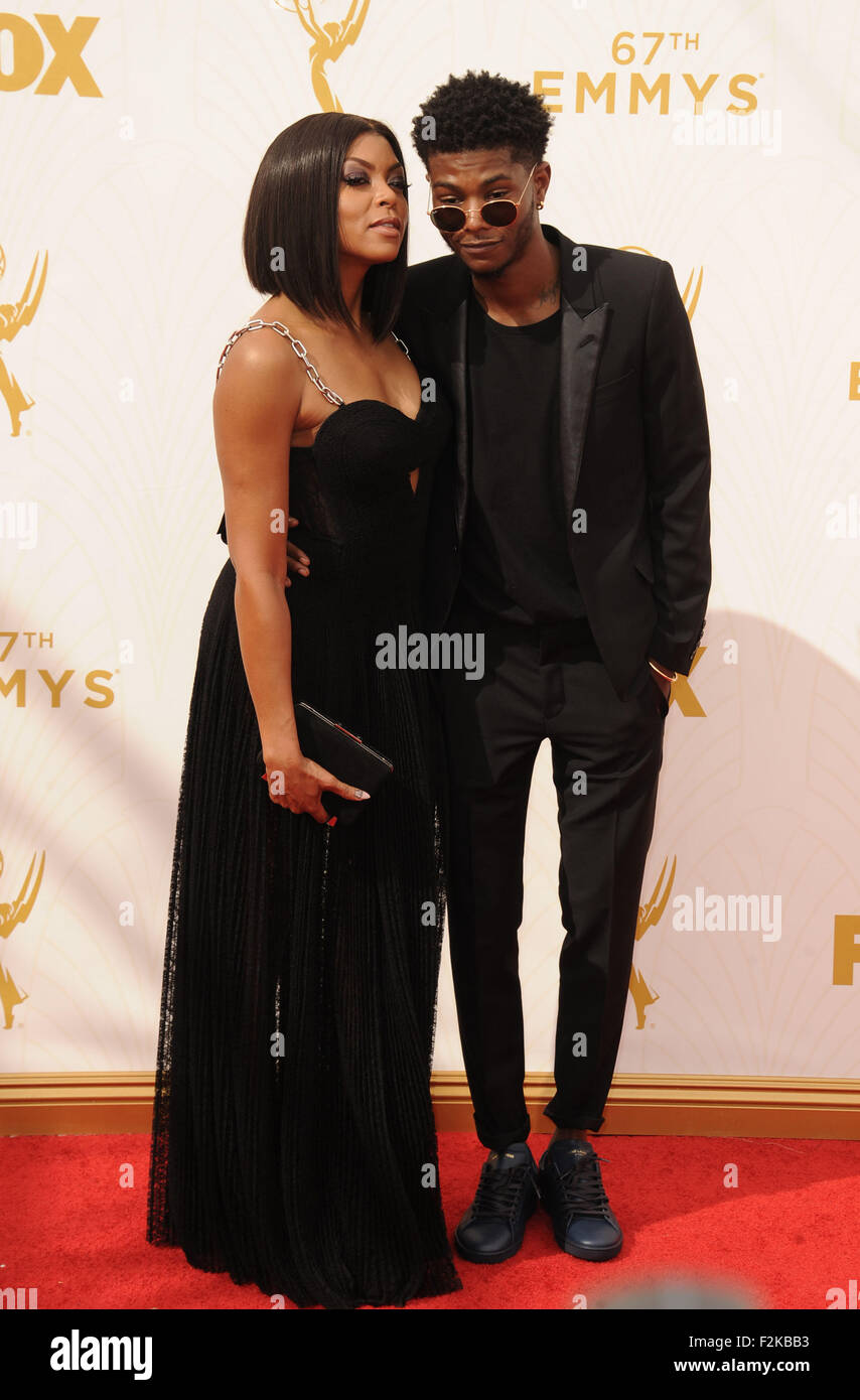 Los Angeles, California, USA. 20th Sep, 2015. Taraji P. Henson, Marcel ...