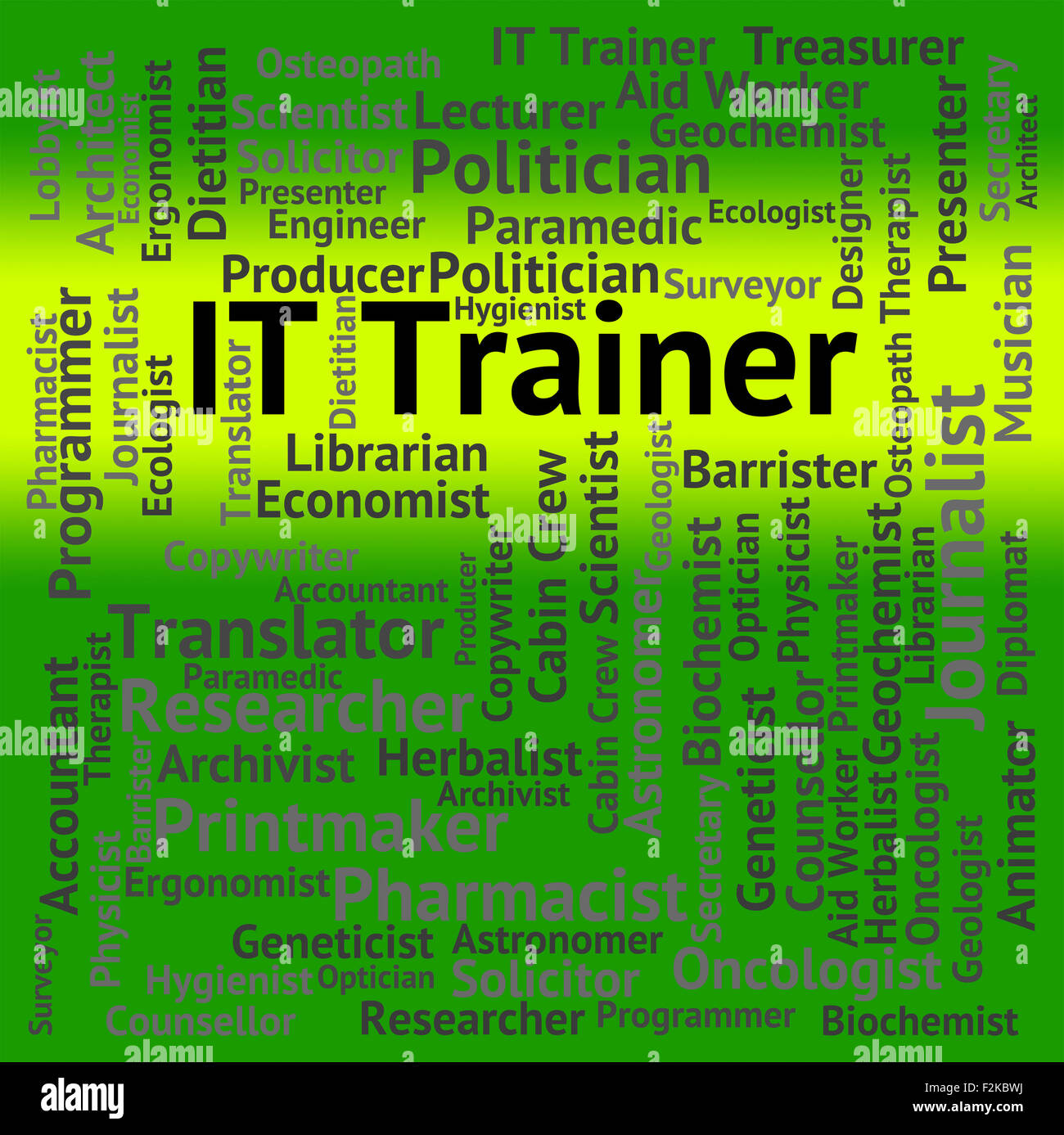 It Trainer Showing Information Technology And Teaching Stock Photo - Alamy