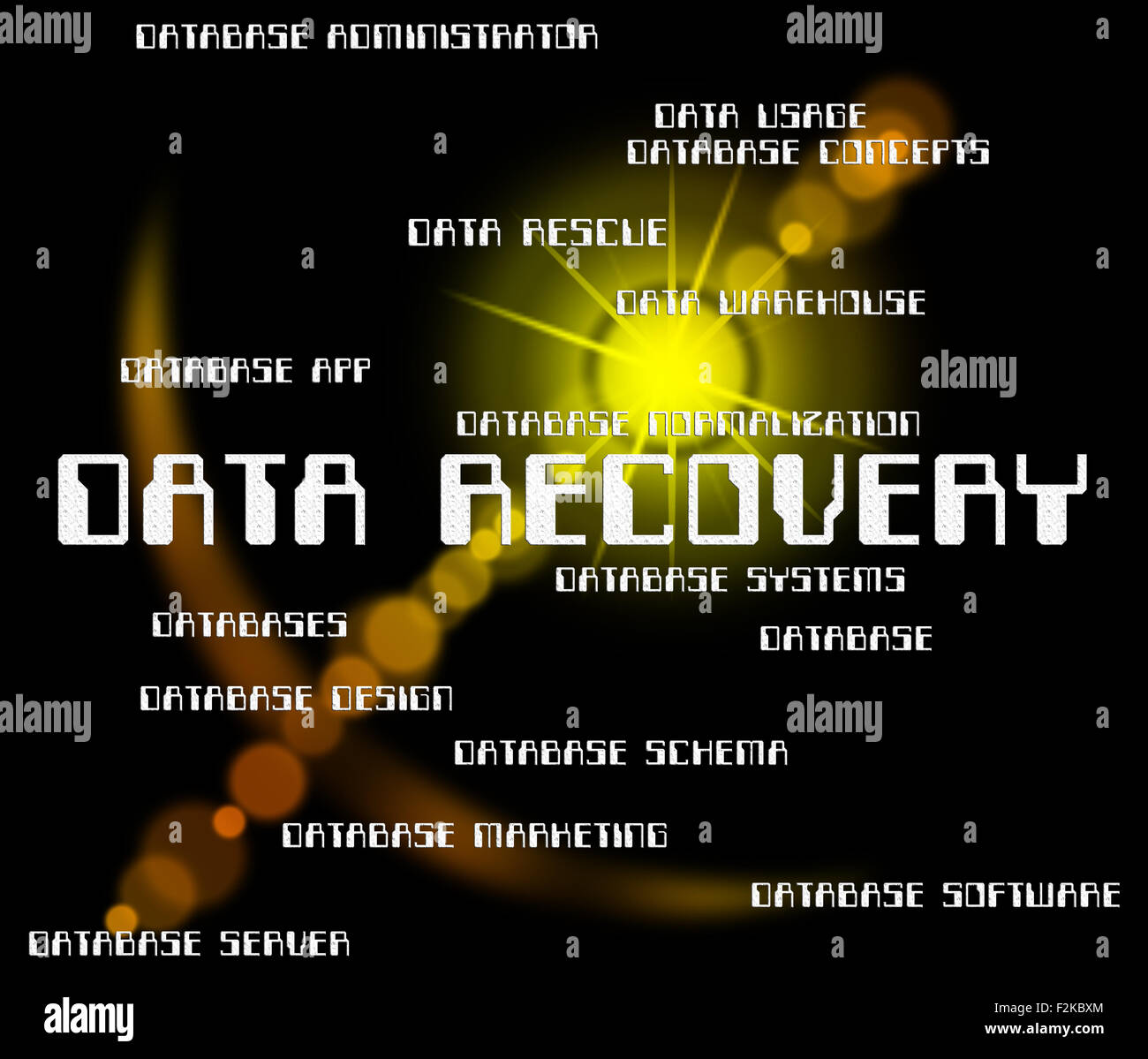 Data Recovery Indicating Getting Back And Retrieve Stock Photo - Alamy