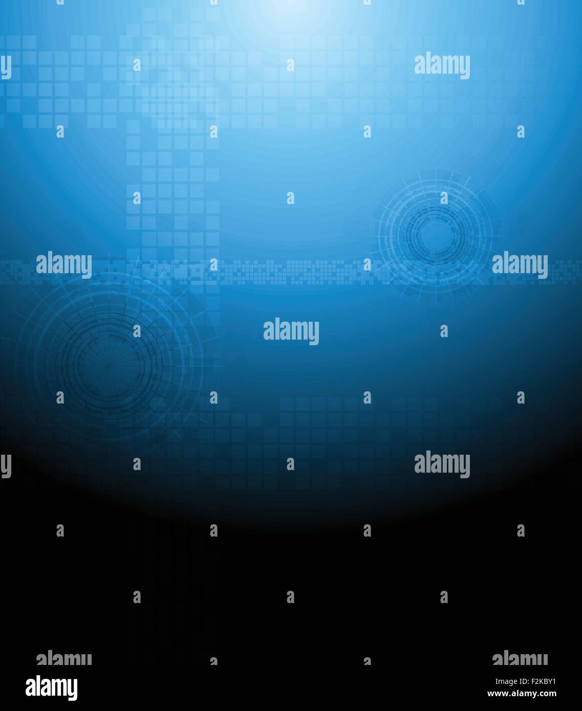 Dark blue tech abstract background. Vector design Stock Vector Image ...