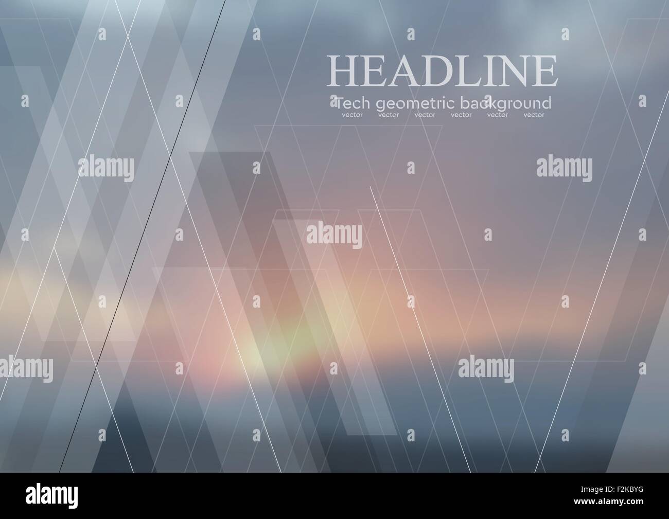 Geometric sky abstract tech background. Vector design Stock Vector ...