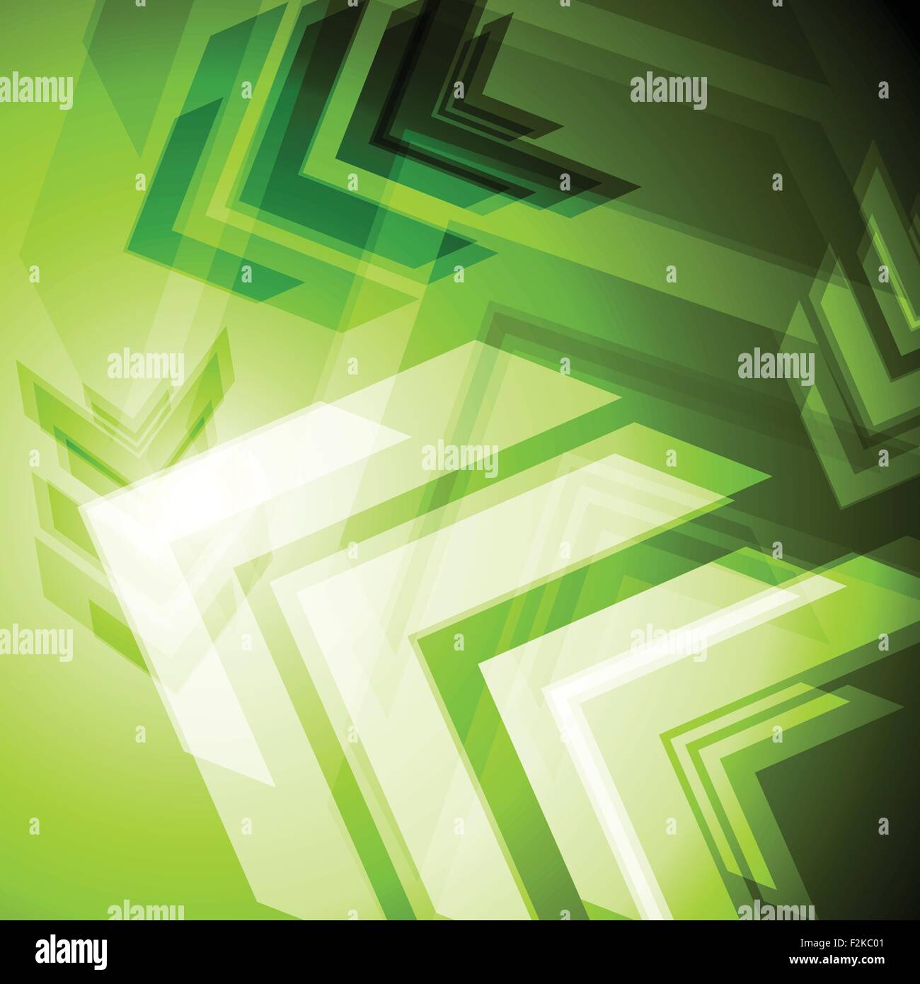 Hi-tech green arrows abstact background. Vector art design Stock Vector ...