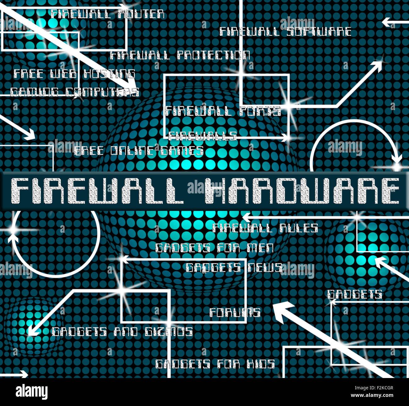 Firewall Hardware Indicating No Access And Firewalls Stock Photo - Alamy