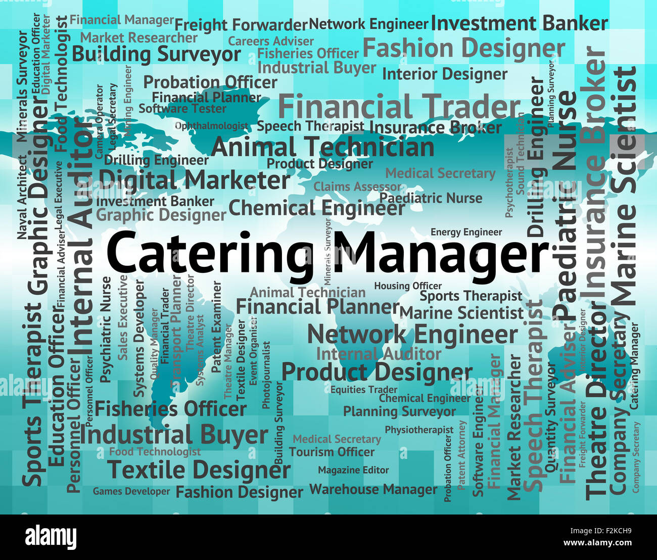 Catering Manager Representing Text Principal And Director Stock Photo ...