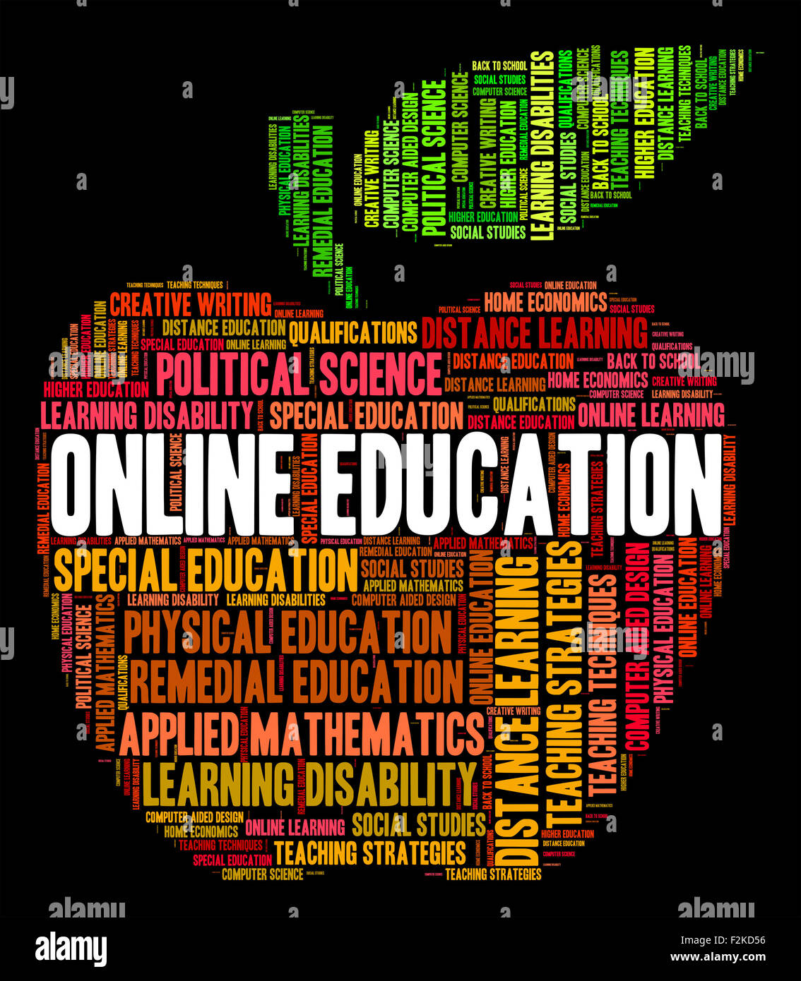 Online Education Meaning World Wide Web And Website Stock Photo - Alamy