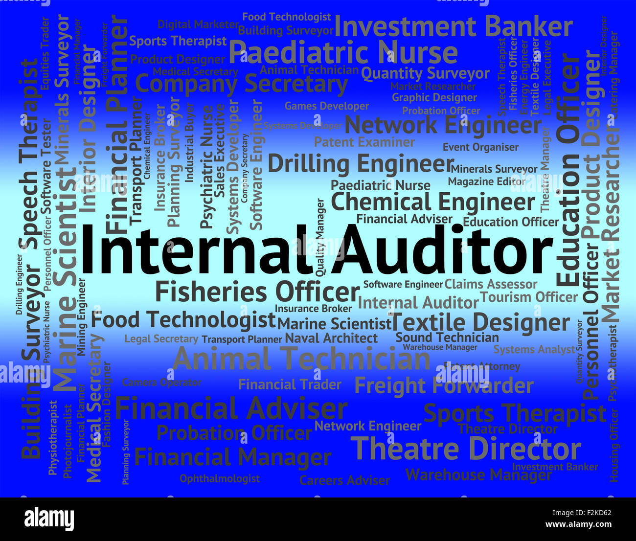 Internal Auditor Meaning Auditing Words And Inspectors Stock Photo - Alamy