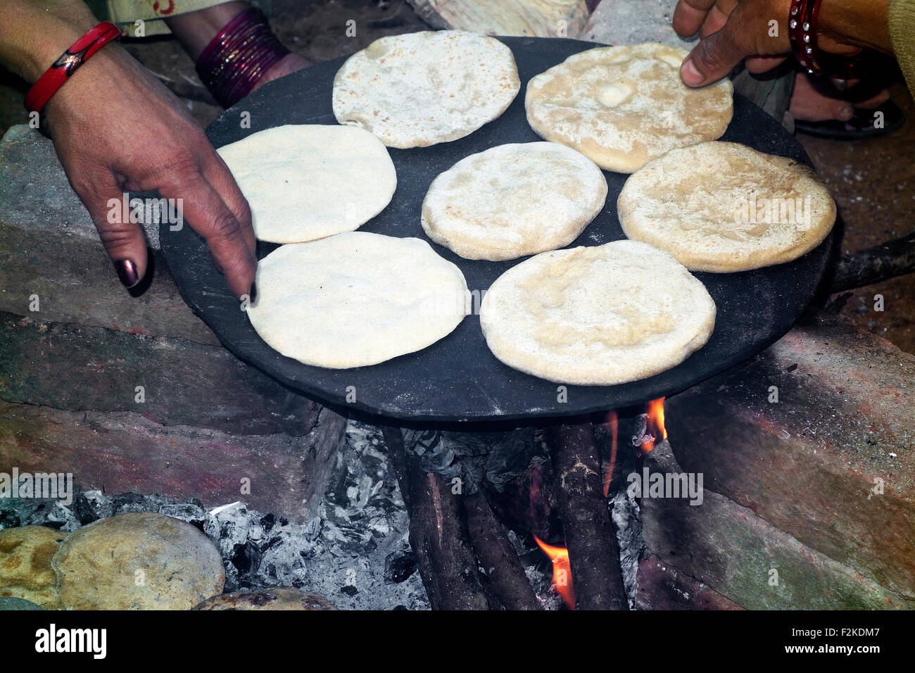 Fire firewood burning in village hi-res stock photography and images ...