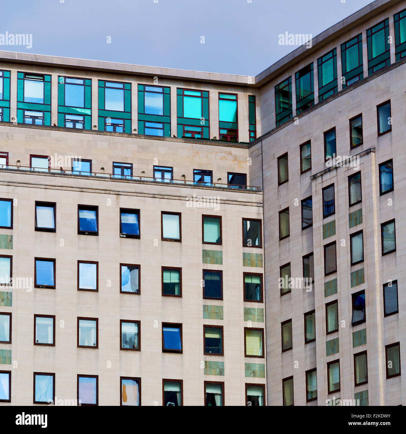 windows in the city of london home and office skyscraper building Stock ...