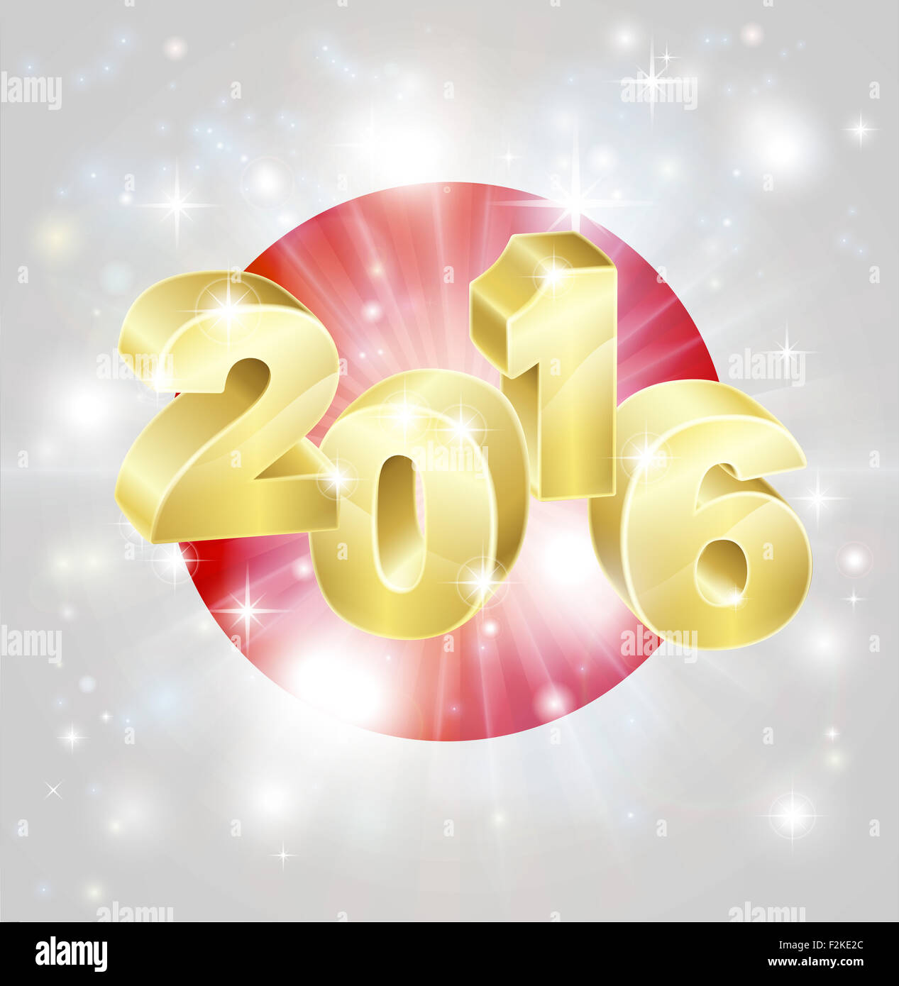 A Japanese flag with 2016 coming out of it with fireworks. Concept for ...
