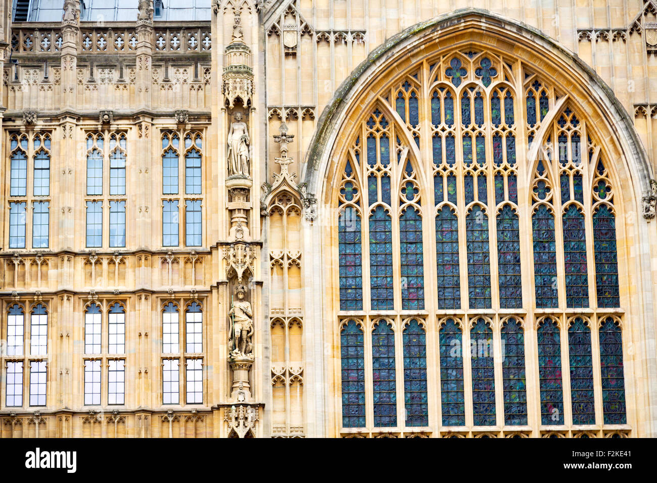 in london old historical parliament glass window structure and terrace ...