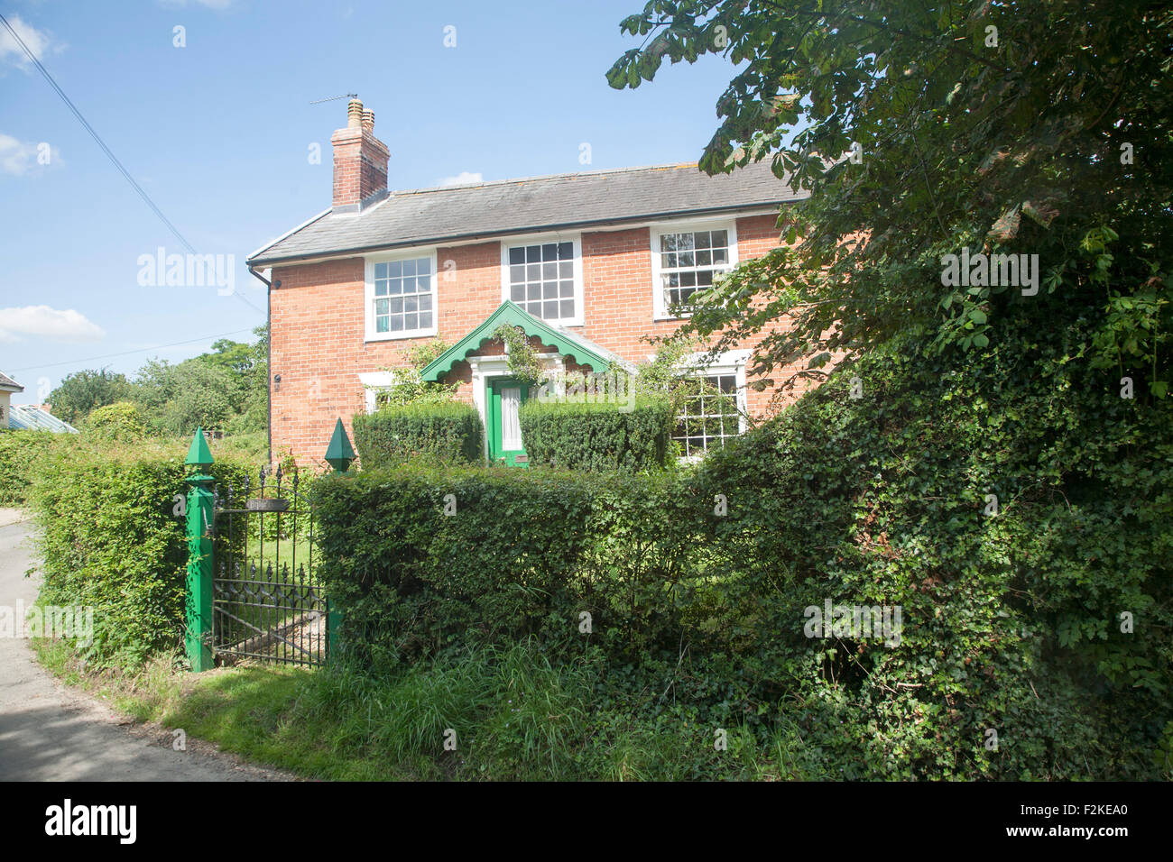 Village house Laxfield, Suffolk, England, UK Stock Photo - Alamy