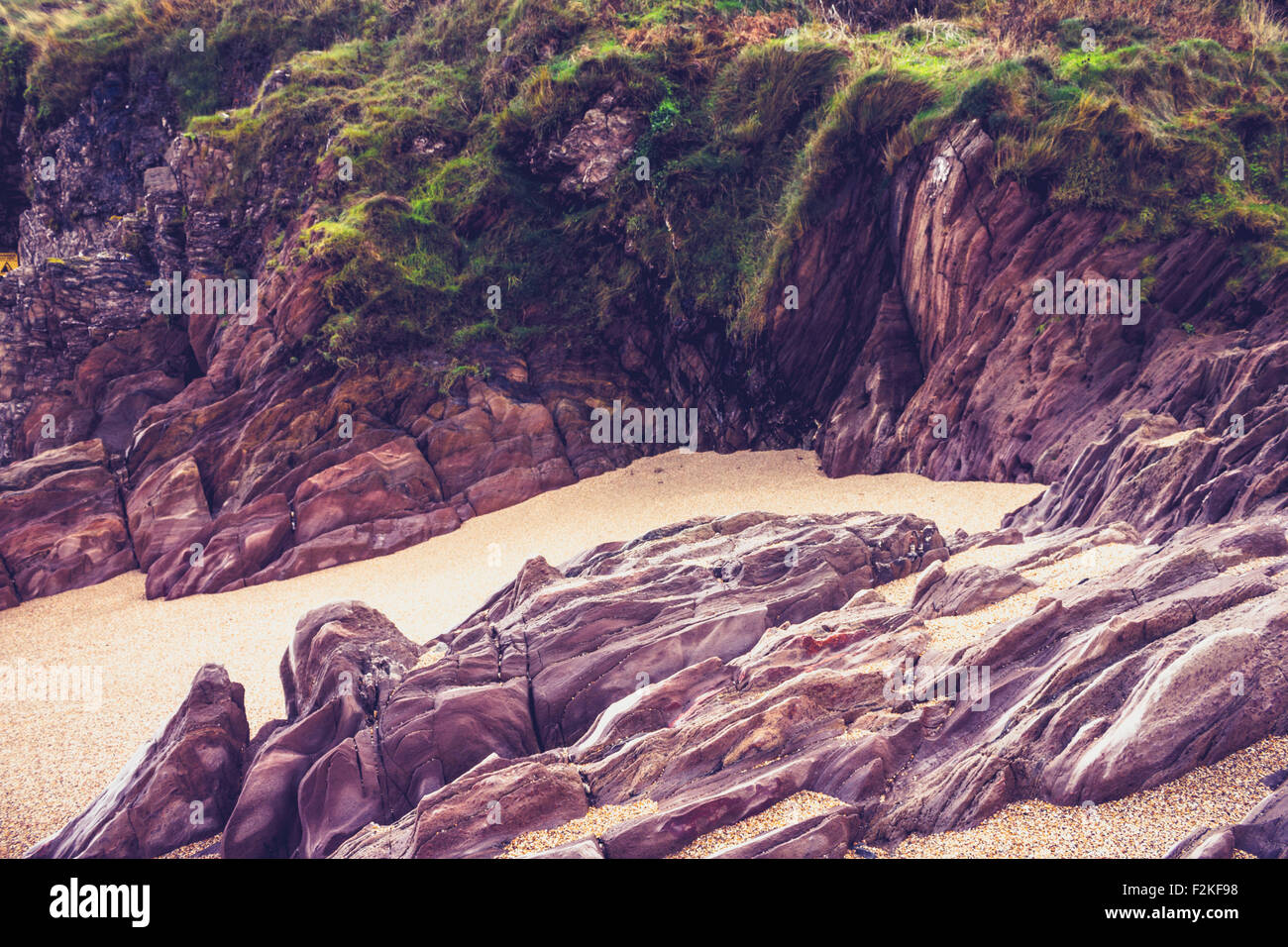Rocks on the beach Stock Photo - Alamy