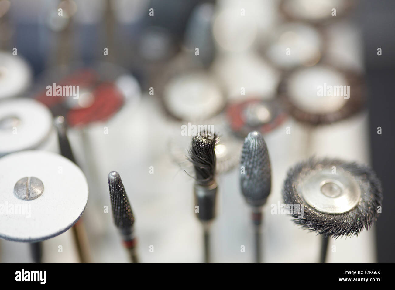 Burs and polishers and drills in a dental lab Stock Photo - Alamy