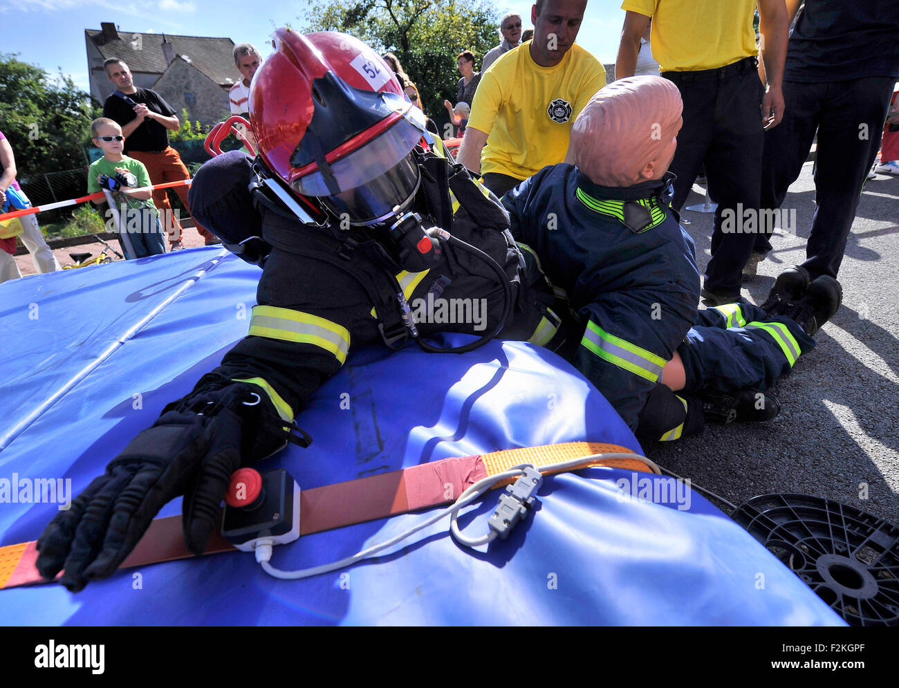 Fifty best local volunteer and professional firefighters participated ...