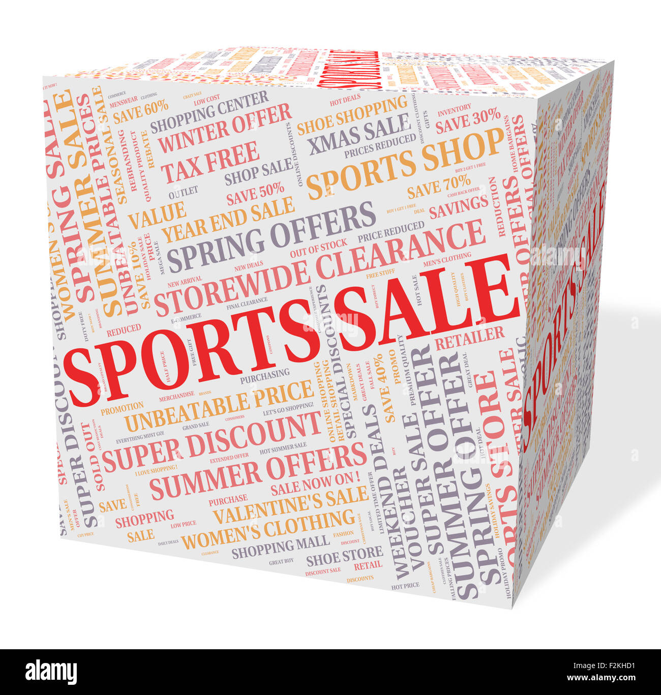 Sports Sale Indicating Physical Recreation And Bargains Stock Photo - Alamy