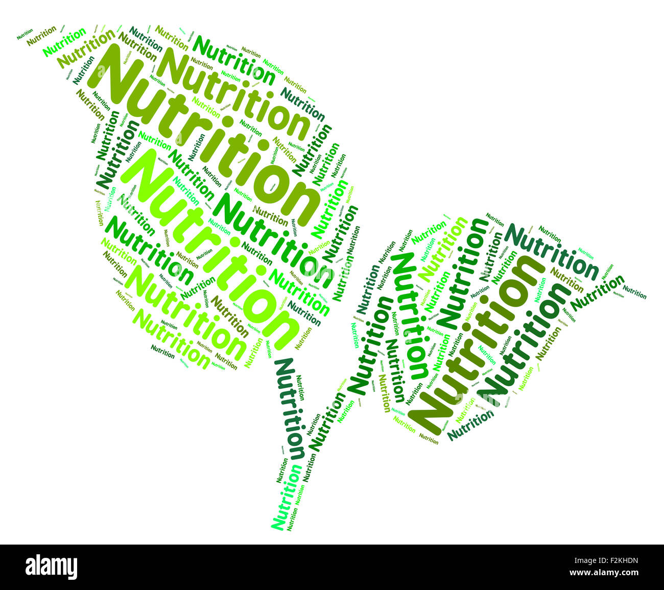 Nutrition Word Indicating Nutrient Diet And Text Stock Photo - Alamy