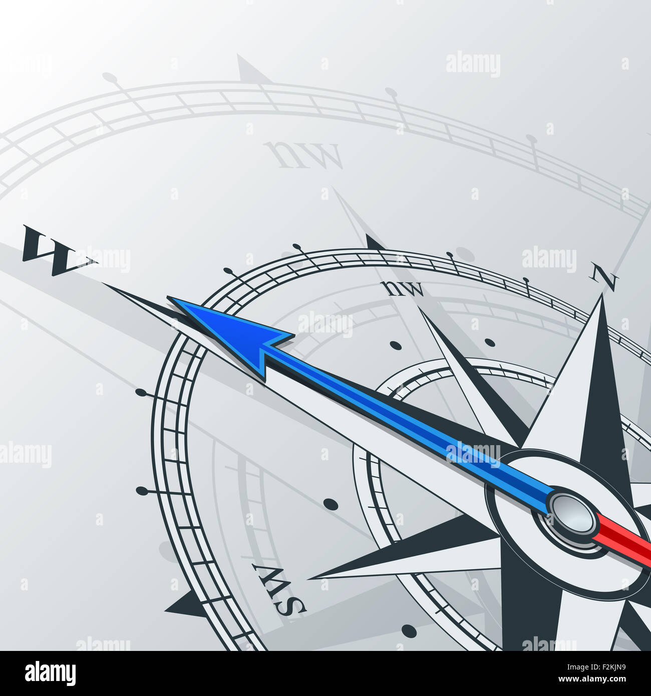 Compass vectors hi-res stock photography and images - Alamy