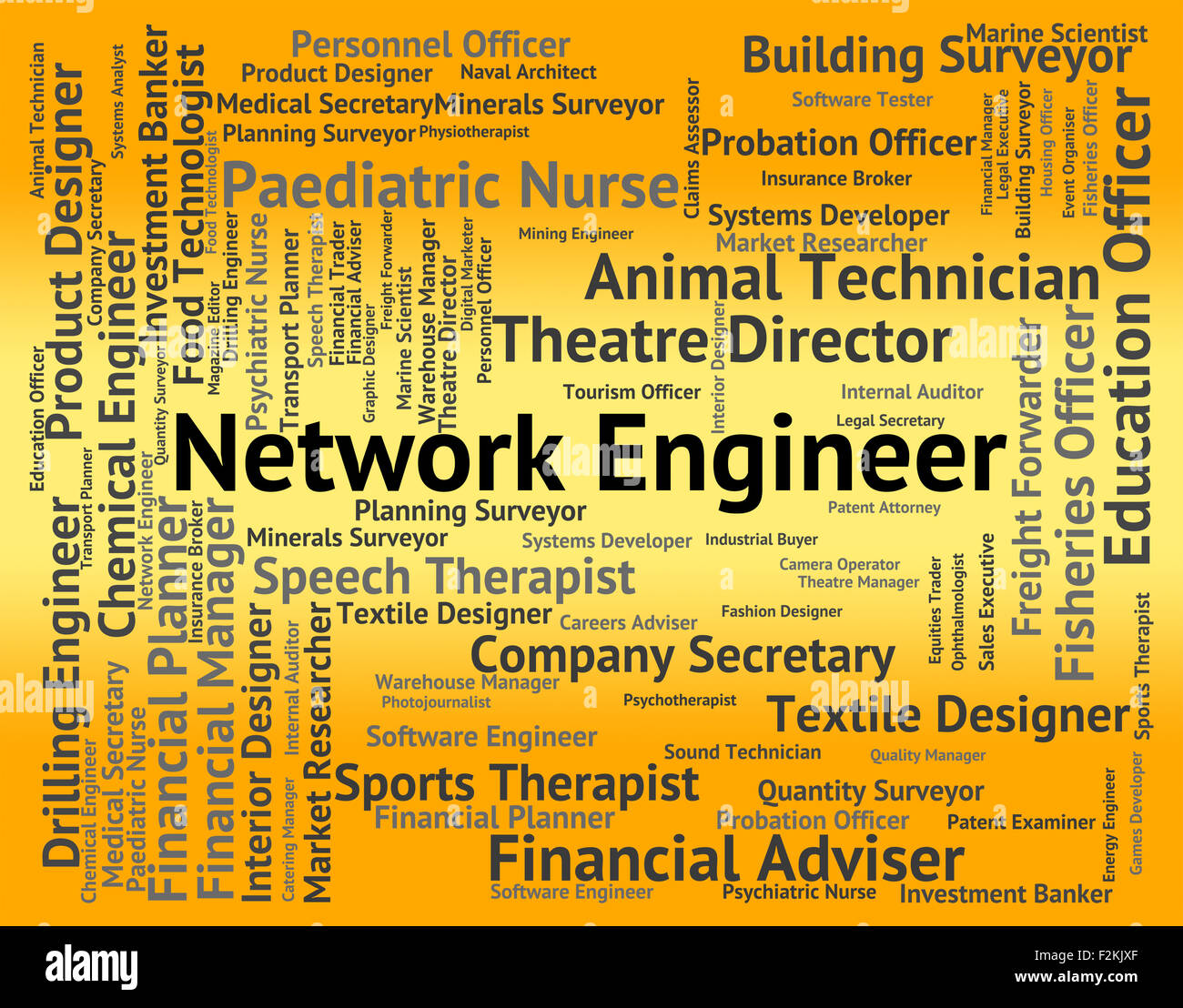 Network Engineer Representing Connection Word And Web Stock Photo - Alamy