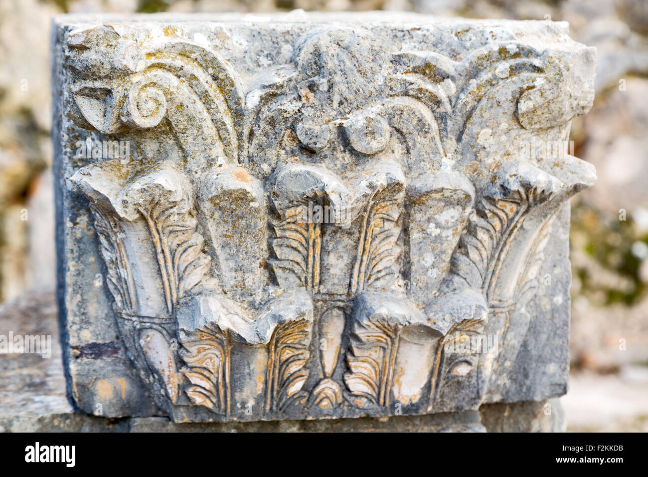 old column in the africa sky history and nature Stock Photo - Alamy