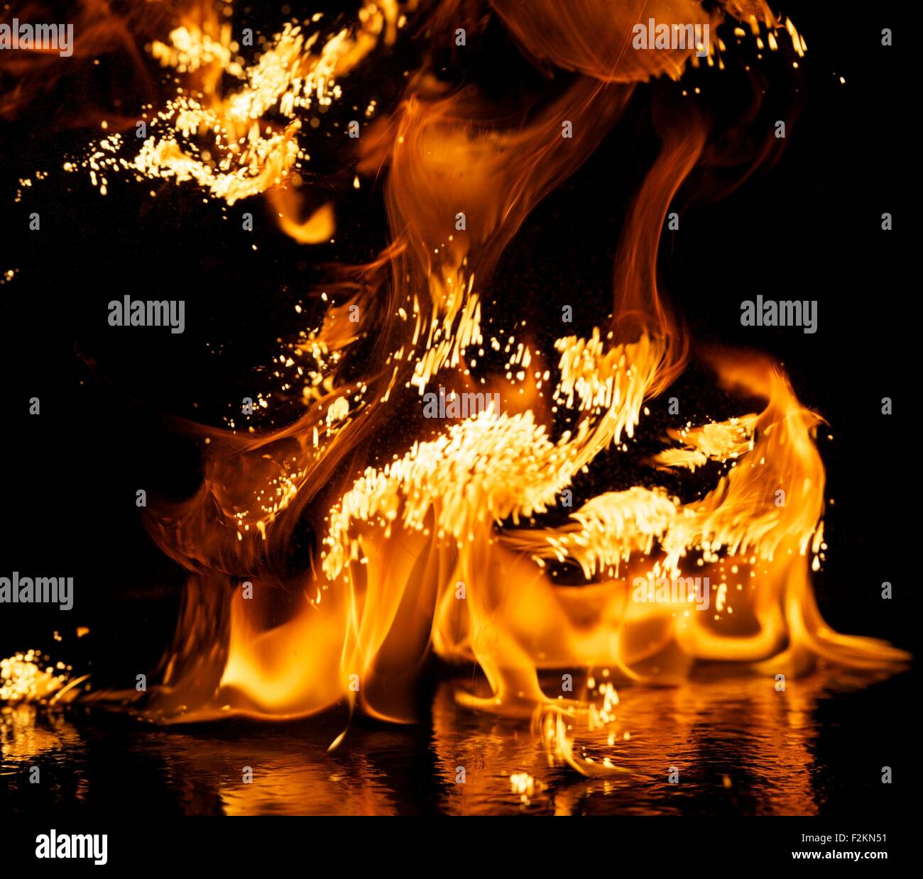 Explosion close up fire hi-res stock photography and images - Alamy