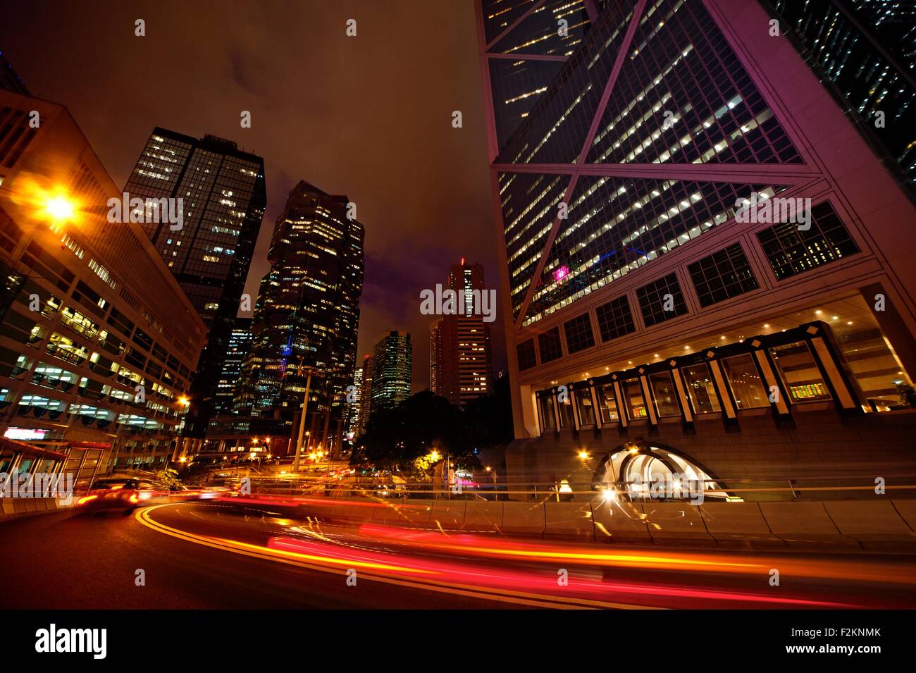 Fast moving cars at night Stock Photo - Alamy