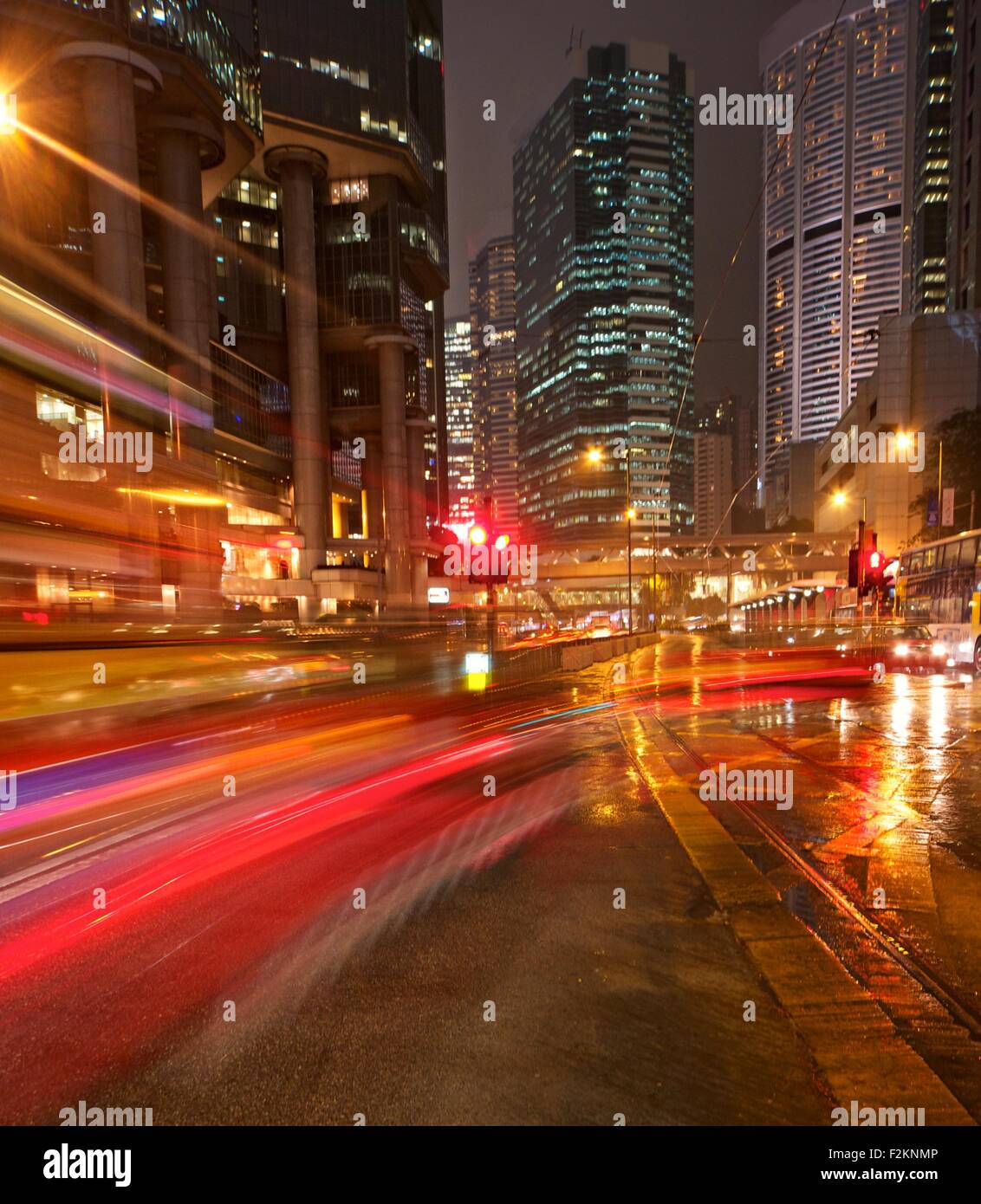 Fast moving cars at night Stock Photo - Alamy