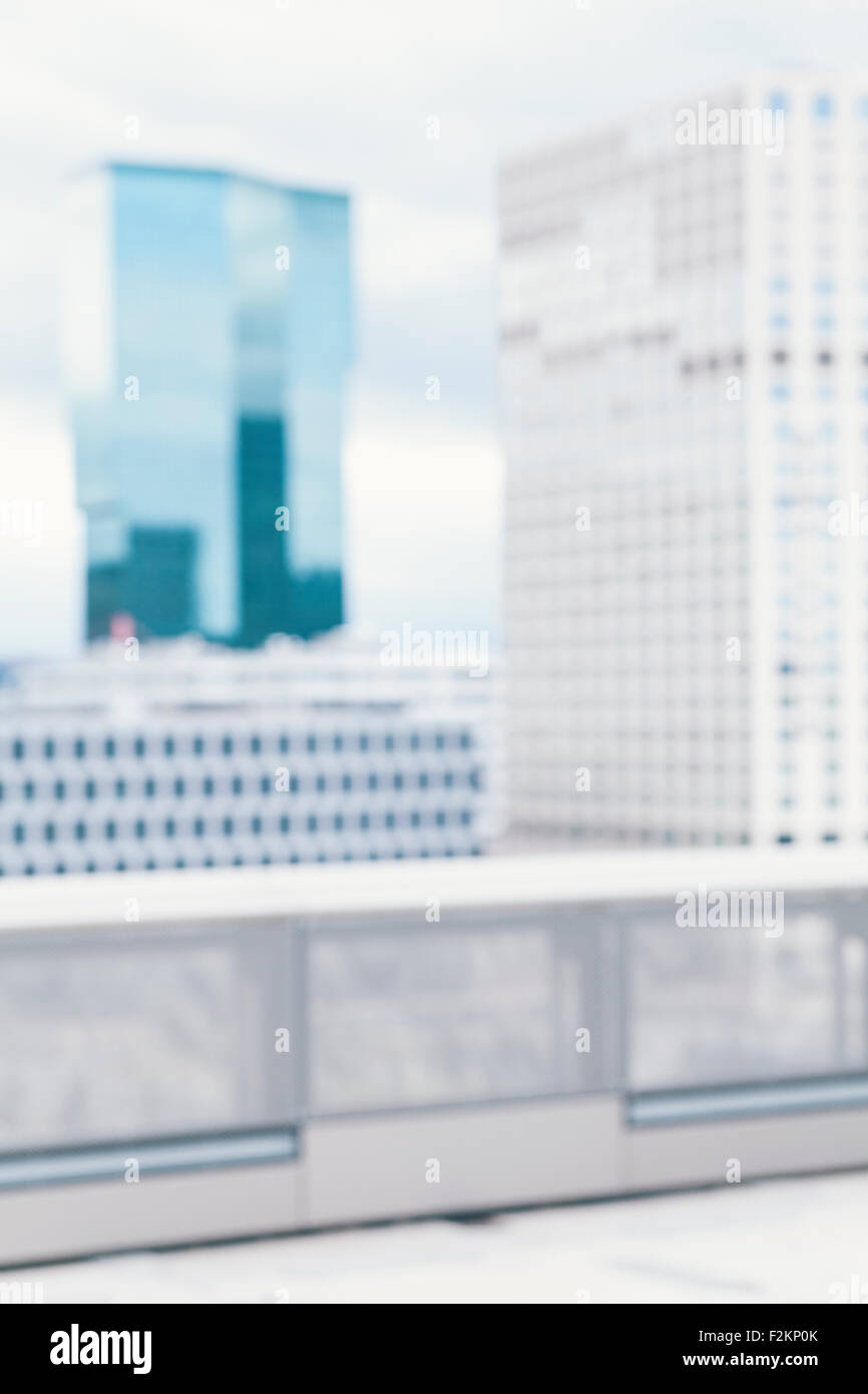 Modern office buildings from the roof Stock Photo - Alamy