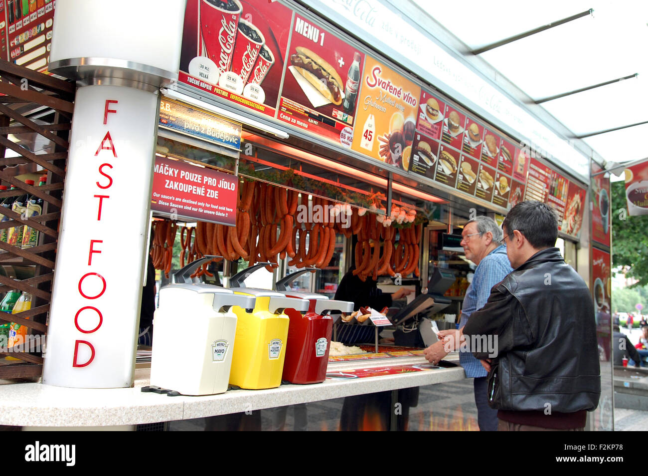 Czech sausages hi-res stock photography and images - Alamy