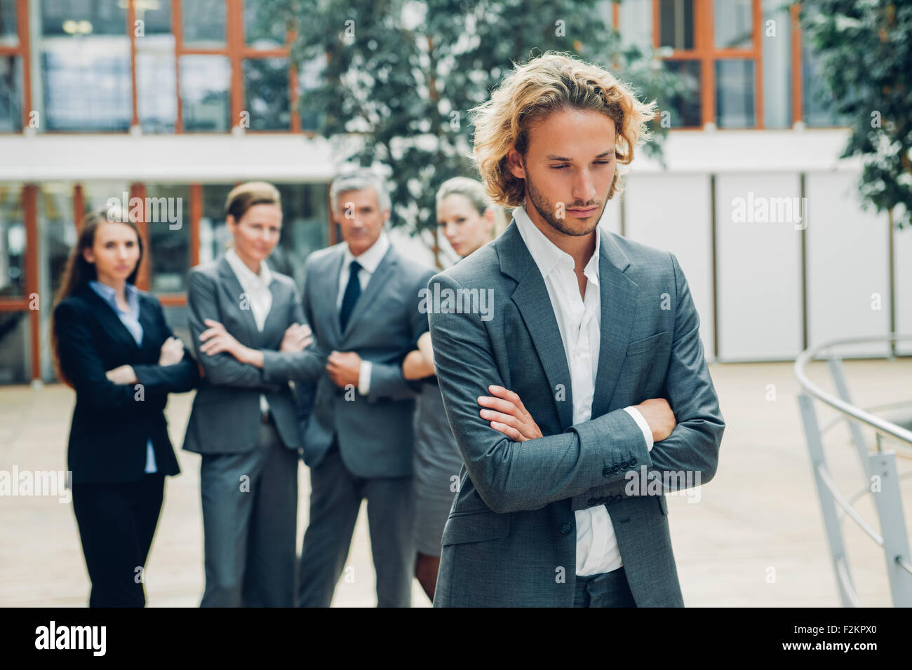 Woman group business exclusion hi-res stock photography and images - Alamy