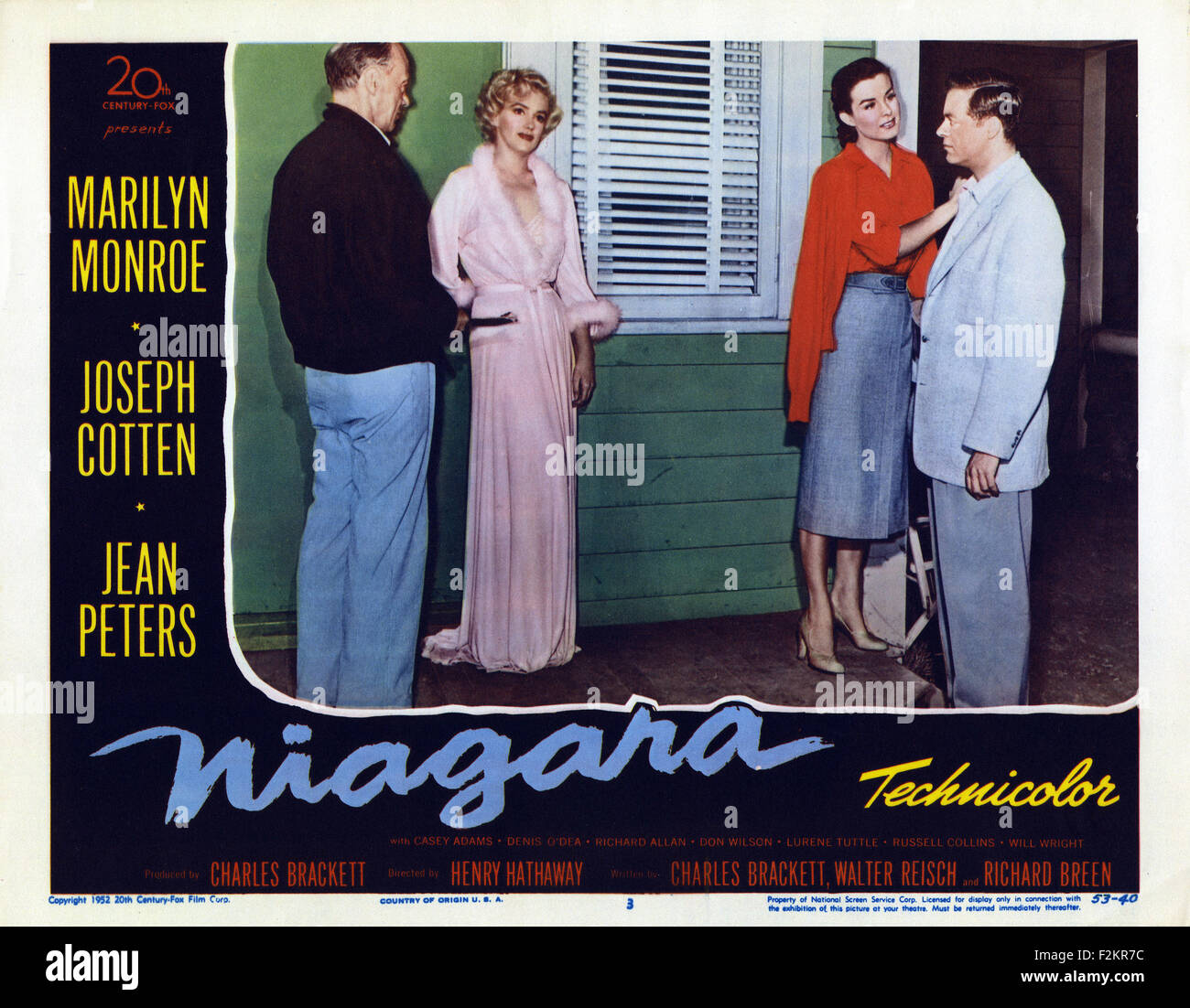 Niagara movie poster hi-res stock photography and images - Alamy